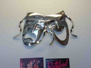 Comedy-Drama Theater Masks – K.R.'s Metal Art Forms